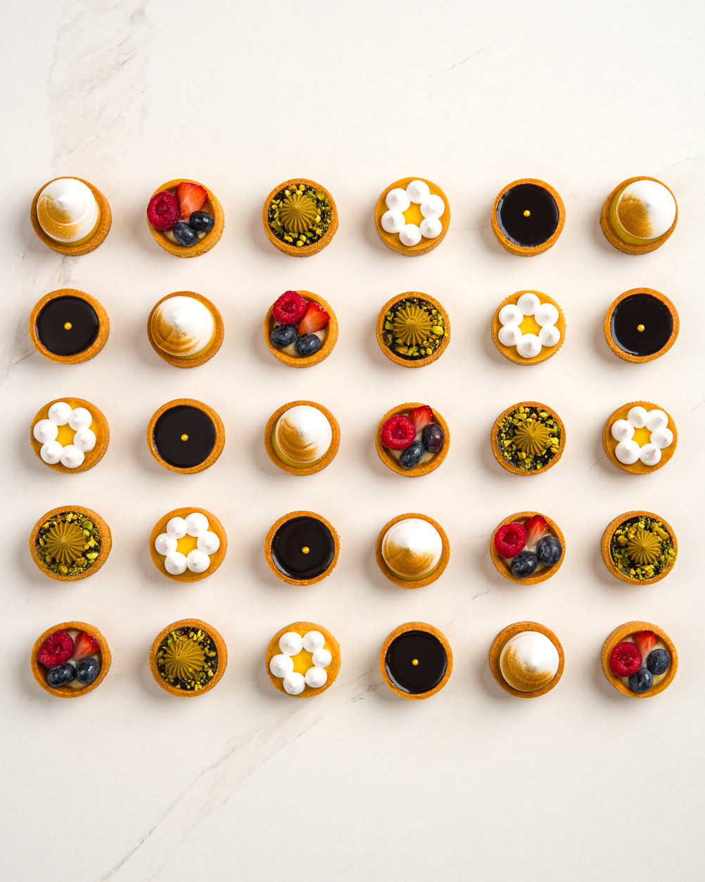 Assorted Mini Tarts 30pcs - 5 Delicious Unique Flavours I Order Online ...