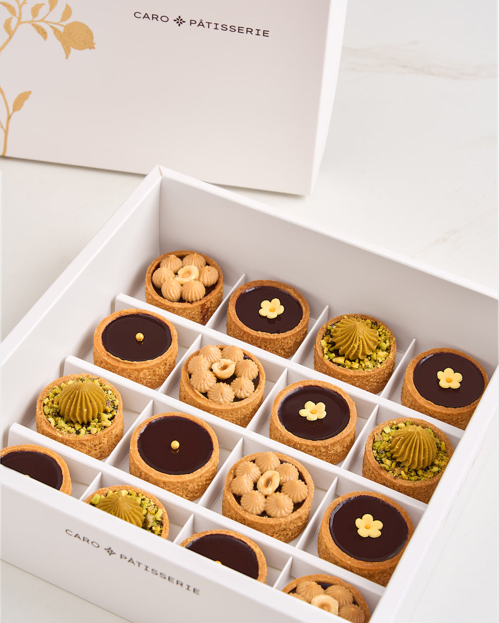 Mini Tarts Gift Box I Chocolate Mix 16 pcs I Delivery & Collection ...