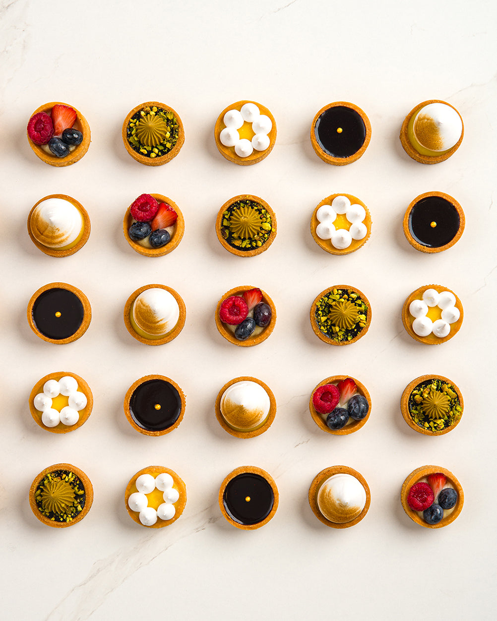 Assorted Mini Tarts 25pcs - 5 Delicious Unique Flavours I Order Online ...